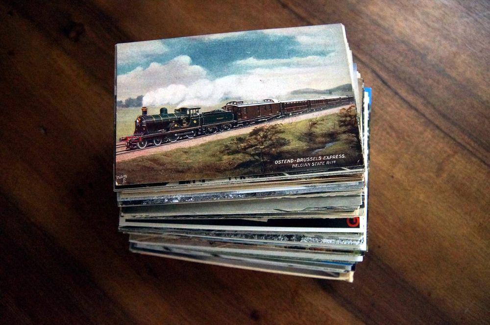 200 verschiedene Eisenbahn-Ansichtskarten Ausland (Gebraucht) in ...