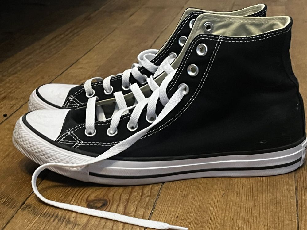Converse Chuck Taylor All Star Hi Schwarz 42 (Gebraucht) in Weiden in ...