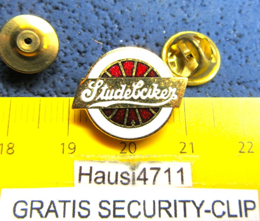 STUDEBAKER US-CAR LOGO AUOT PIN ENAMEL GOLDIG OLDI 20MM | Kaufen auf Ricardo