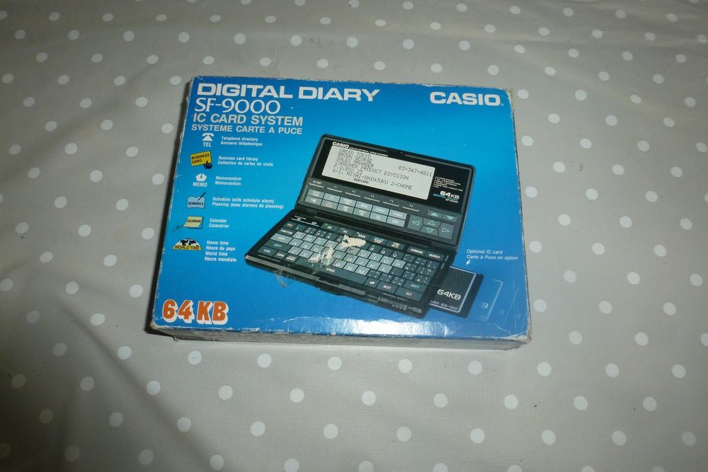 Casio Digital Diary SF-9000 64 KB IC Card System (Gebraucht) in Emmen ...