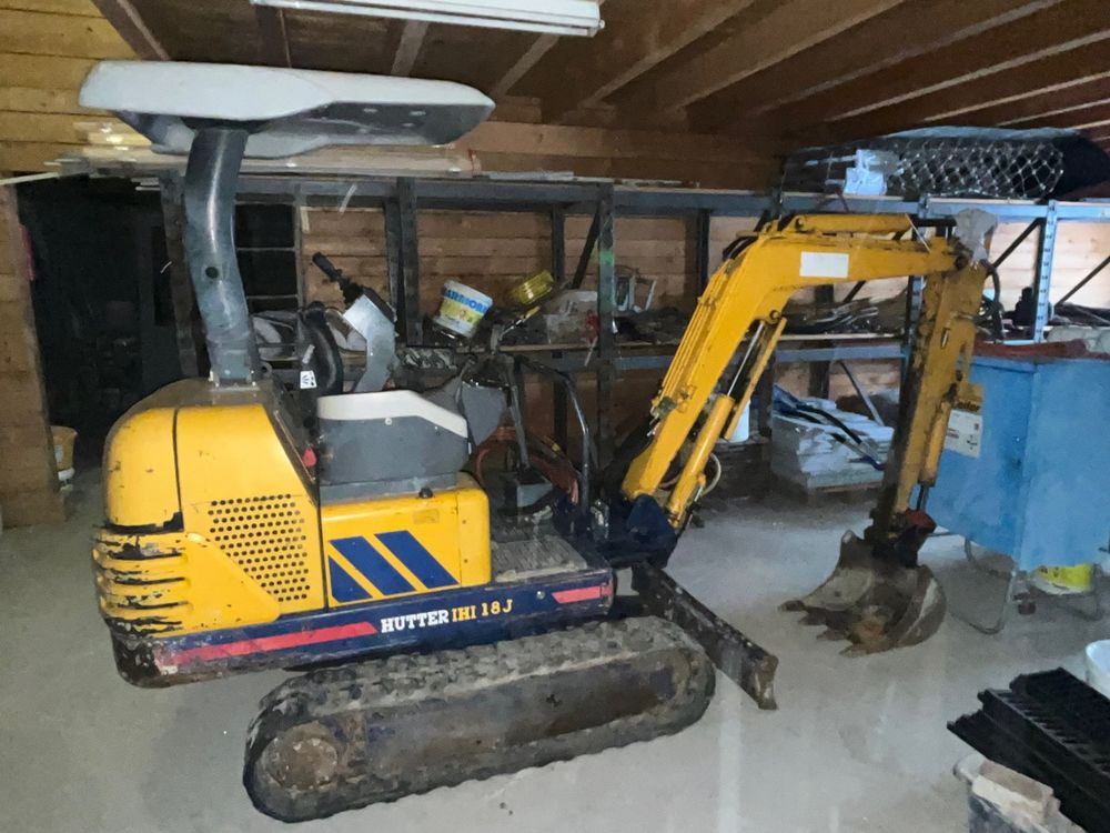 Verkaufe Bagger Hutter IHI 18J (Gebraucht) in Törbel für CHF 6440 – nur ...