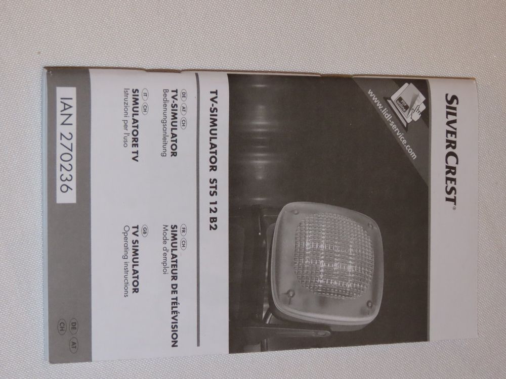 TV Simulator (Silvercrest STS 12 B2) (Gebraucht) in Bülach für CHF 1.1 ...