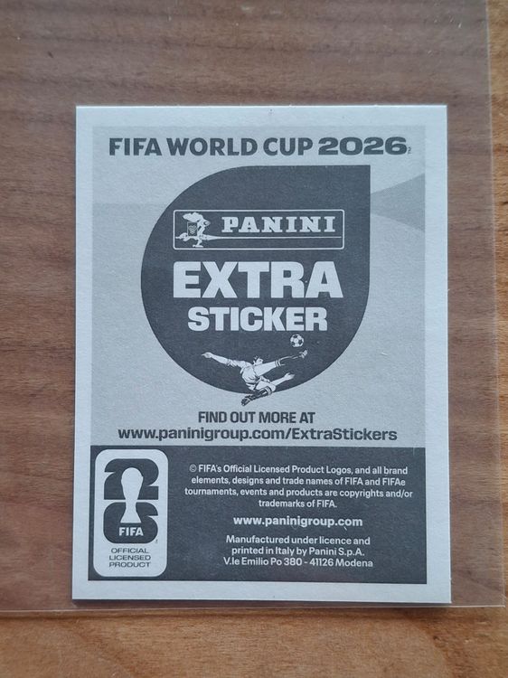 Panini World Cup 2026 Extra Sticker Moises Caicedo Bronze (Neuf (Voir ...
