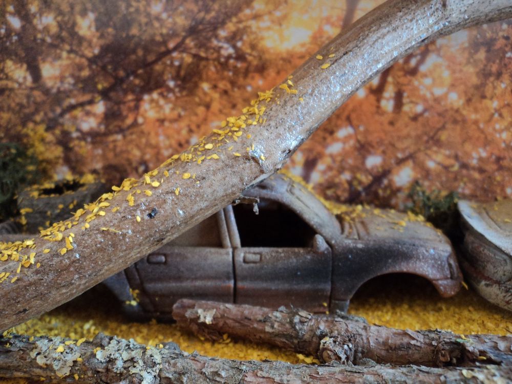 Dodge Viper Jeep Ford Pick Up 1/43 Wald-Schrottplatz-Diorama (Gebraucht ...