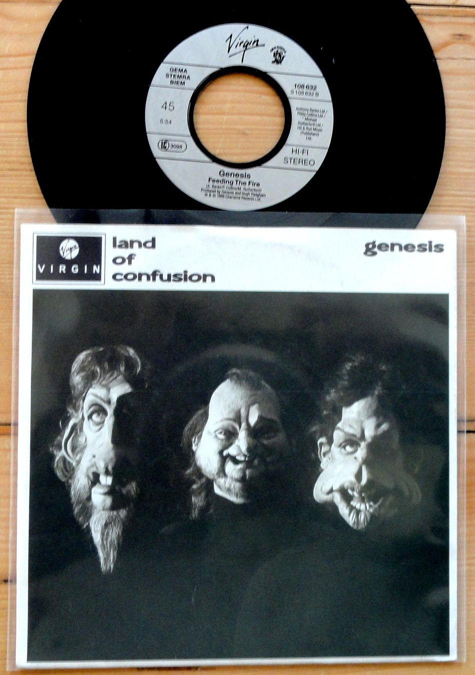 SI GENESIS PHIL COLLINS land of confusion VIRGIN 1986 mint (Gebraucht ...