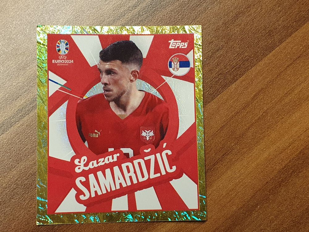 EURO 2024 SRB PTW, GER PTW (2x), DEN PTW, ALB PTW (gold) (Neu und ...