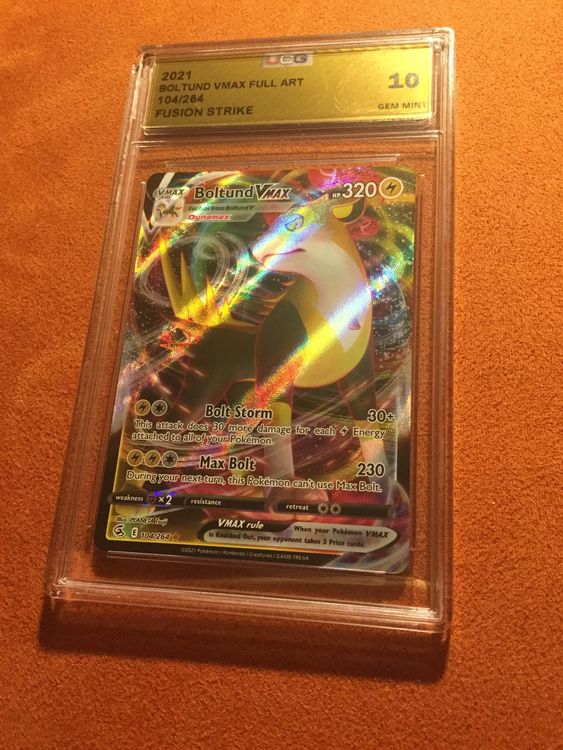 Boltund Vmax Full Art, Fusion Strike (2021), UCG 10 Gem Mint | Kaufen ...