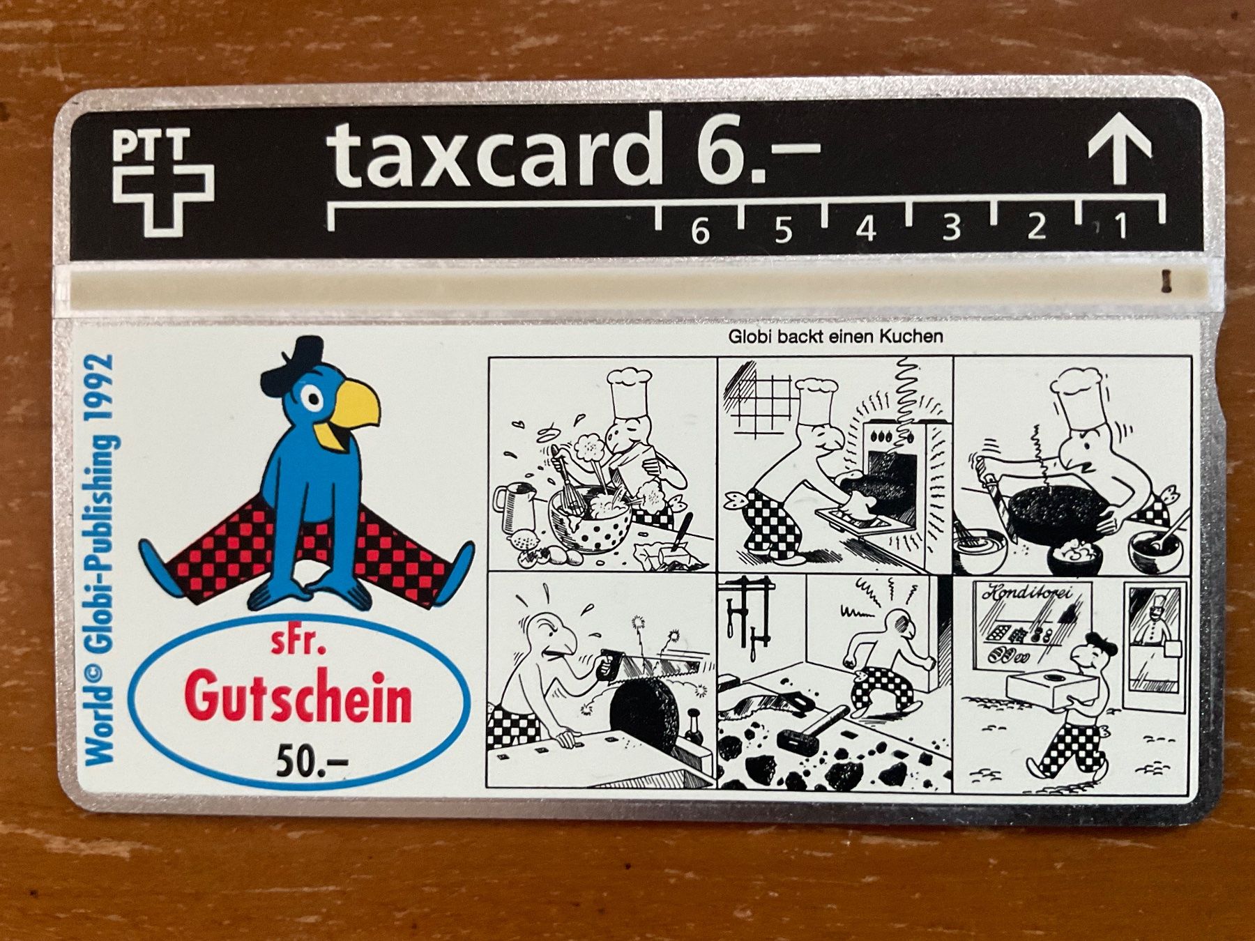 Taxcard 206L_44580 Globi, SVT Gutschein 50 Fr, 600 Ex (Gebraucht) in ...