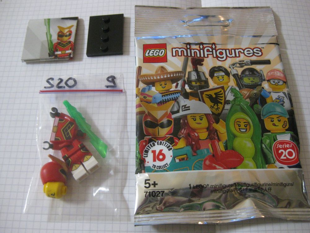 LEGO Minifigur Serie 20 / Nr: 9 Super Warrior (Neu (gemäss Beschreibung ...