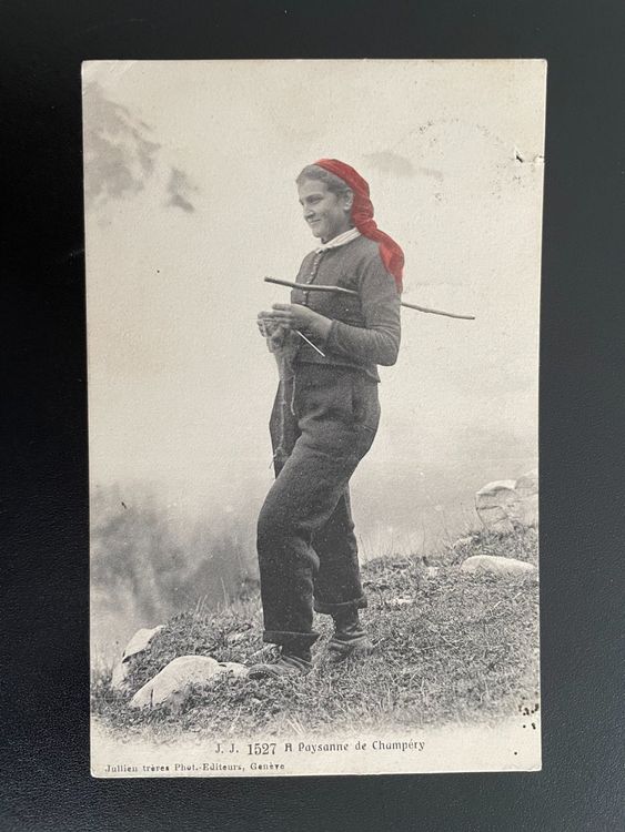 AK VS Paysanne de Champéry (Defekt) in Thal für CHF 1 – mit Lieferung auf Ricardo kaufen