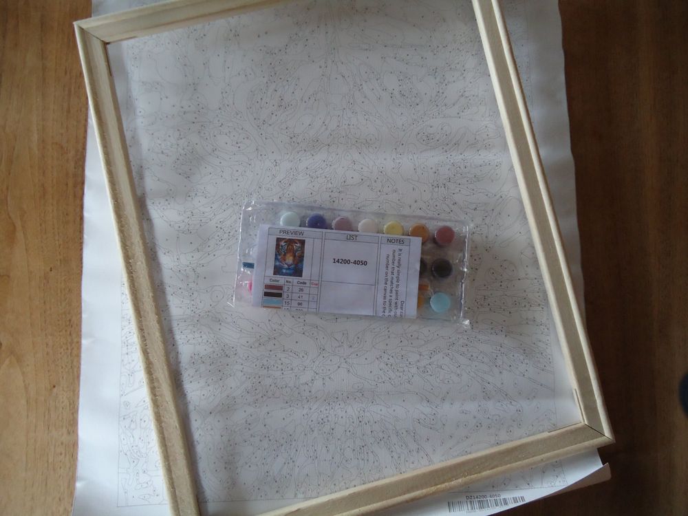 neu! Malen nach Zahlen, 40 x 50 cm, alles dabei + Rahmen | Kaufen auf Ricardo