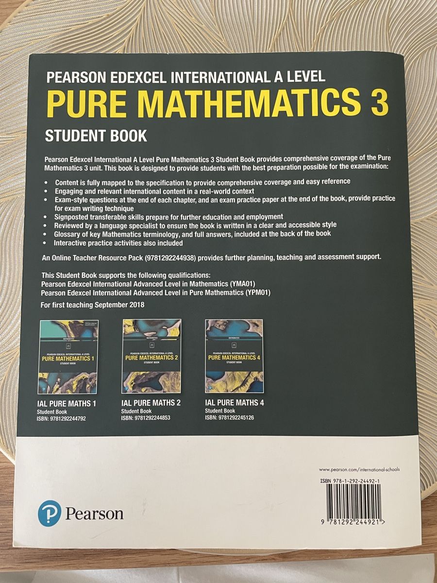 Pearson Edexcel Mathematik Buch, A Level (Gebraucht) in Dierikon für ...