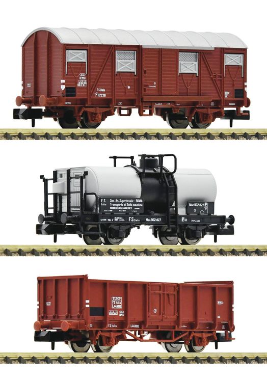Fleischmann 880909 - 3-tlg. Set: Güterwagen, FS (Neu und ...