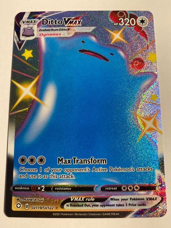 Pokemonkarte Ditto Vmax Shiny EN | Kaufen auf Ricardo