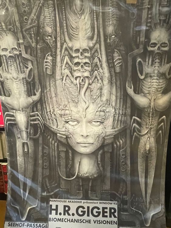H. R. Giger Davos Plakat - original signiert 1991-92 (Gebraucht) in Steinhausen für CHF 76 – mit ...