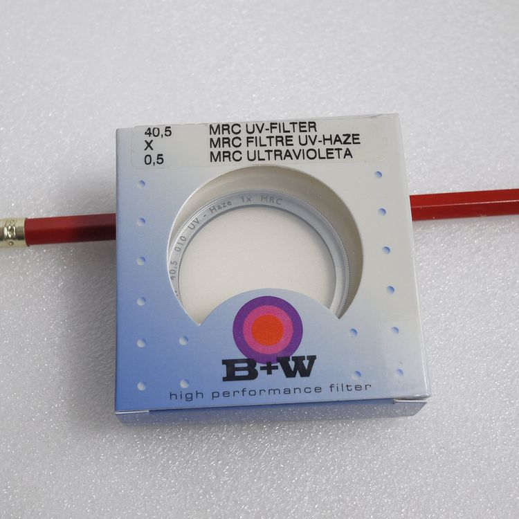 B+W 40.5mm UV MRC Filter / filtre. Germany. (Neu und originalverpackt ...