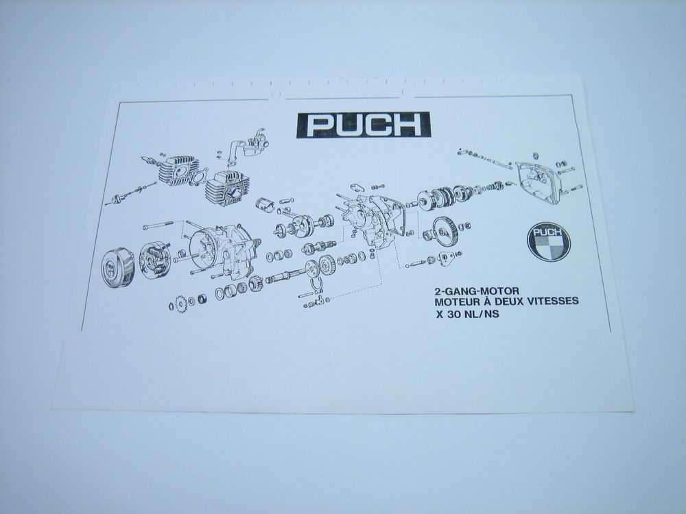 Puch Sport X 30 NL/ 2-Gang Handschaltung Katalog (Gebraucht) in Zürich ...