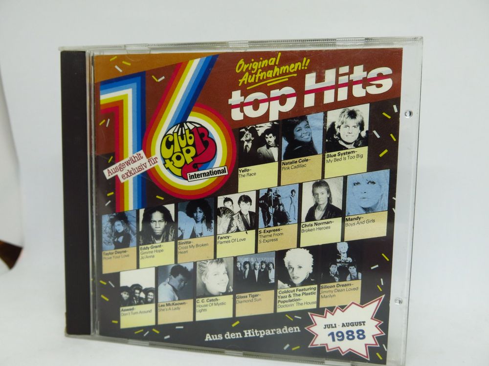 CD: Club Top 13 International - Juli/August 1988 / 80s 80er (Gebraucht) in Ernetschwil für CHF 1 ...