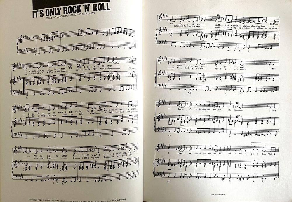 The Rolling Stones - 2 Songbooks With 40 Songs - Guitar (Gebraucht) in ...