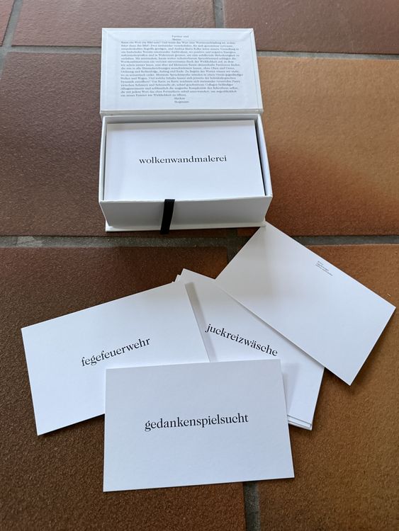 Box mit 99 Karten von Andrea Maria Keller, nummeriert (Neu (gemäss ...