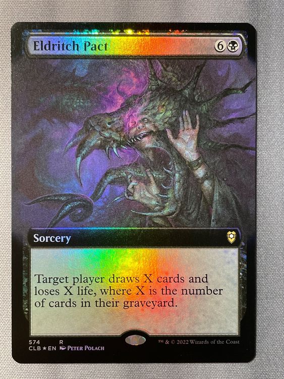 Eldritch Pact Variant FOIL Baldurs Gate Boosterfrisch (Neu (gemäss Beschreibung)) in Windlach ...