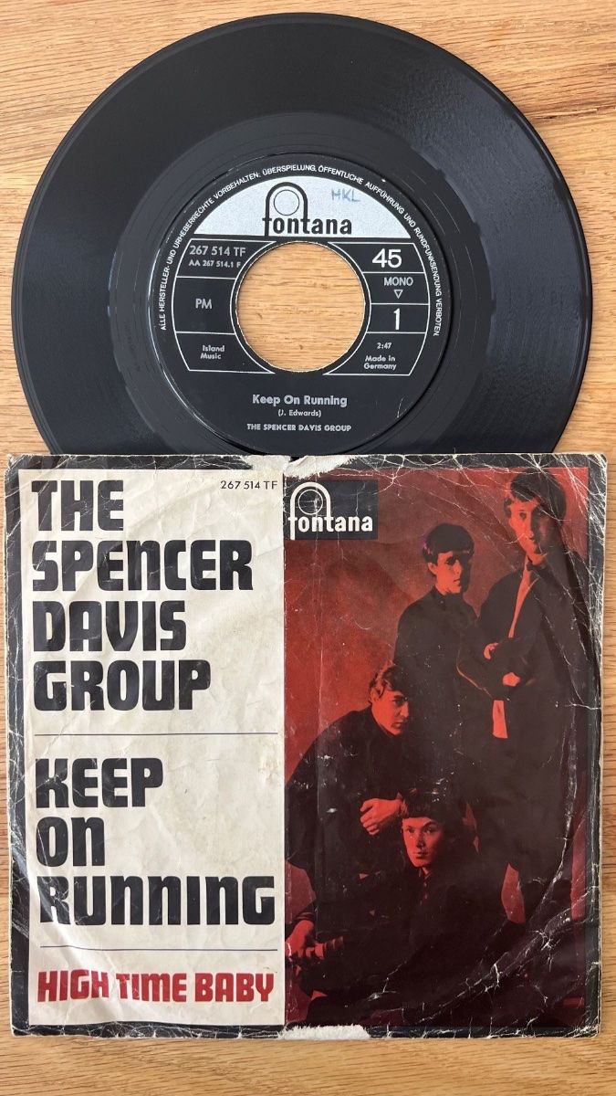 Spencer Davis Group - Keep On Running / 1. D-Press. 1965 (Gebraucht) in ...