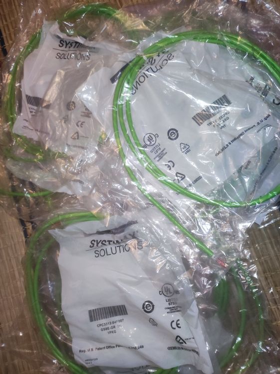 70x Systimax Copper CAT6 UTP Patch Cord GS8E-GR 7FT Green (Neu und ...