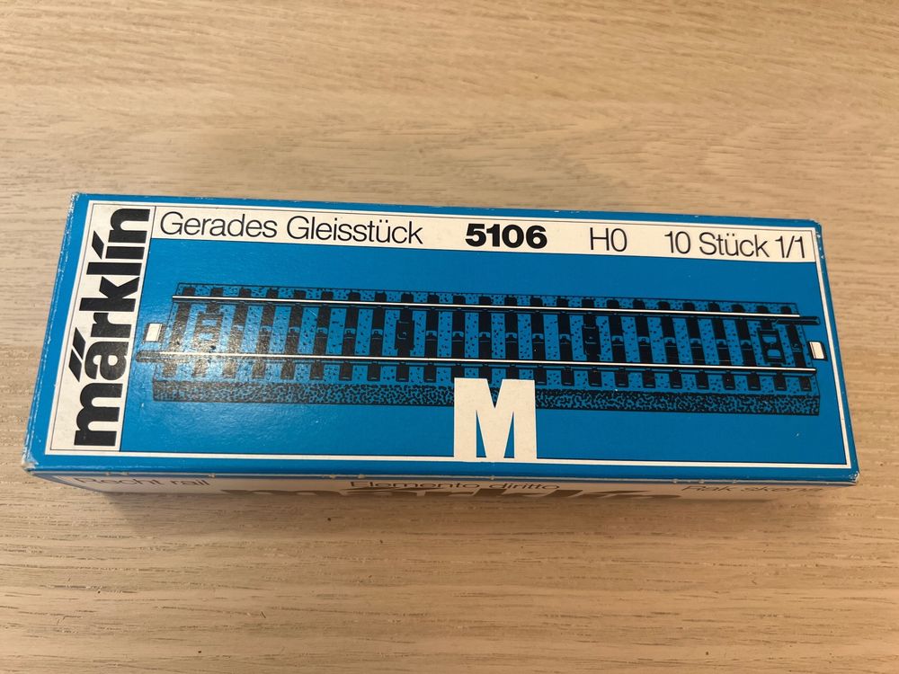 Märklin 10 x 5106 Gerades gleis M H0 (1) | Kaufen auf Ricardo