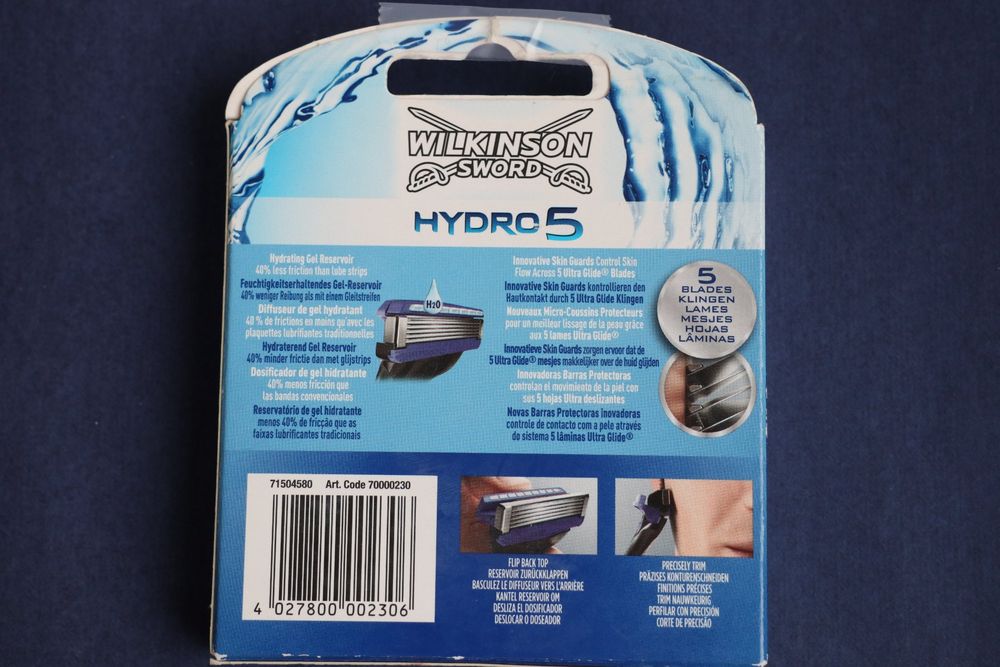 3x 8 Gillette Fusion 5 Proglide und 3x 8 Wilkinson Hydro5 (Neu (gemäss ...