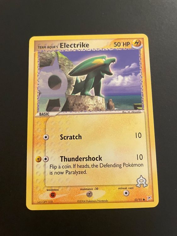 Electrike 52/95 EX Team Magma VS Team Aqua | Kaufen auf Ricardo