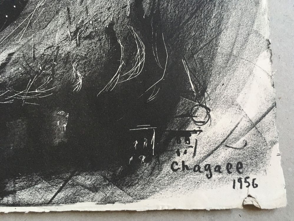 🟡MARC CHAGALL 1887-1985 Mutter und Kind 1956 - 50er Jahre (Gebraucht ...