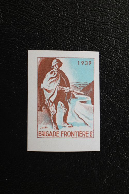 BRIGADE FRONTIERE 2 SOLDATENMARKE 1939 geschnitten (Gebraucht) in ...