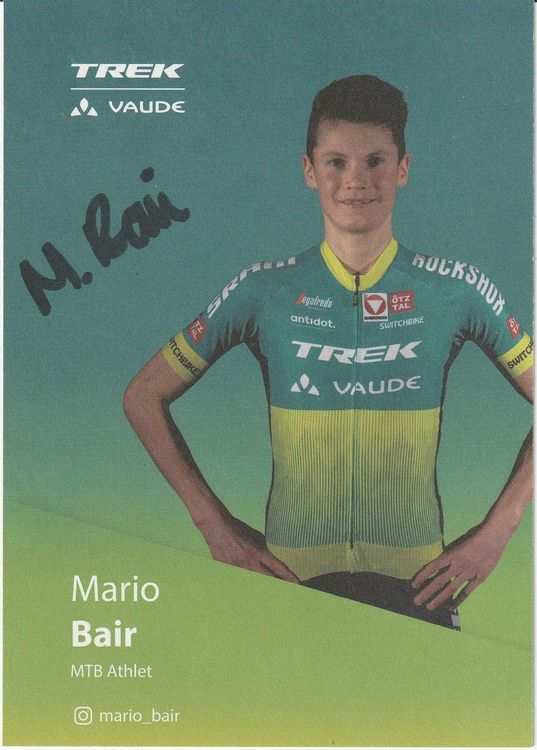 Mario Bair / Originalautogramm, AK (Gebraucht) in Schwyz für CHF 0.9 ...