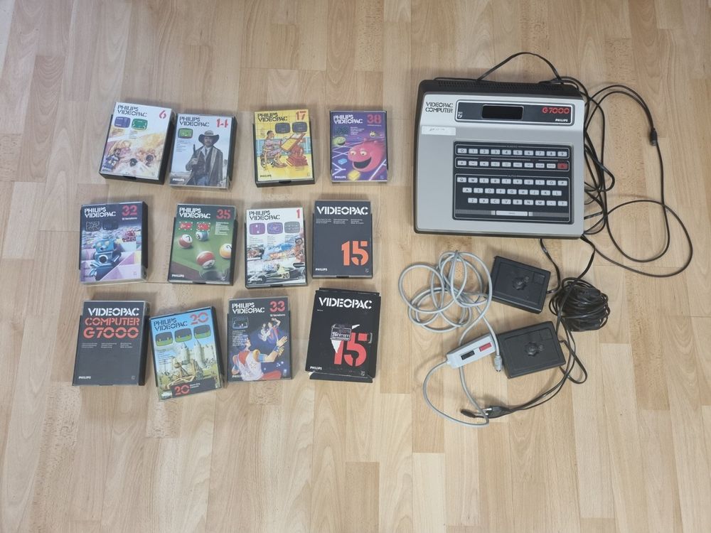 Philips Videopac Computer G7000 mit 11 Games und Zubehör | Kaufen auf ...