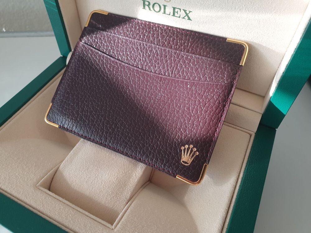 Rolex Leder Kartenetui seltene Farbe (Neu (gemäss Beschreibung)) in ...