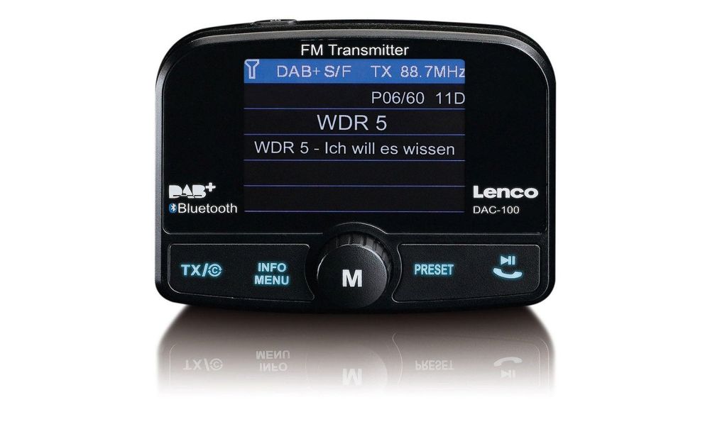 Lenco DAC-100 Autoradio mit DAB und Bluetooth-Musik | Kaufen auf Ricardo