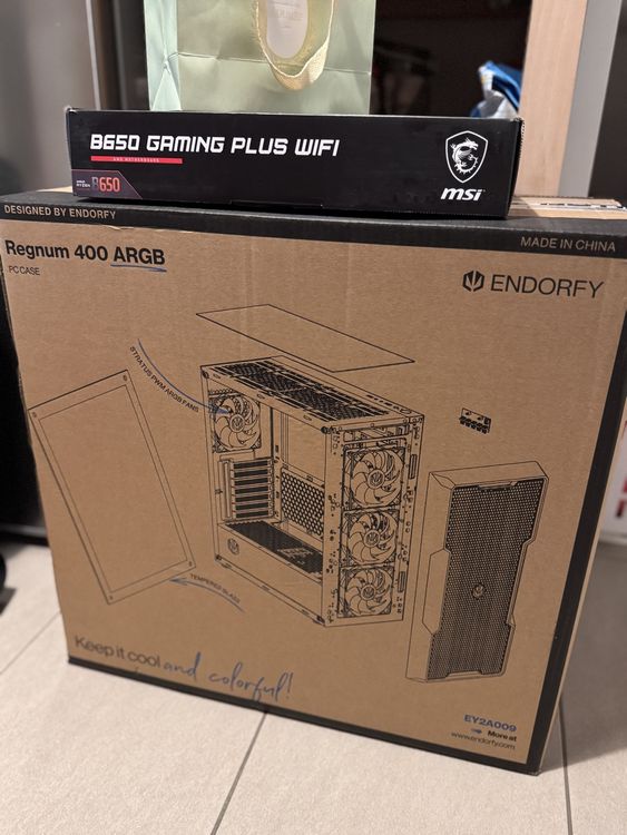 Pc case gaming Regnum 400 ARGB + msi B650 | Kaufen auf Ricardo
