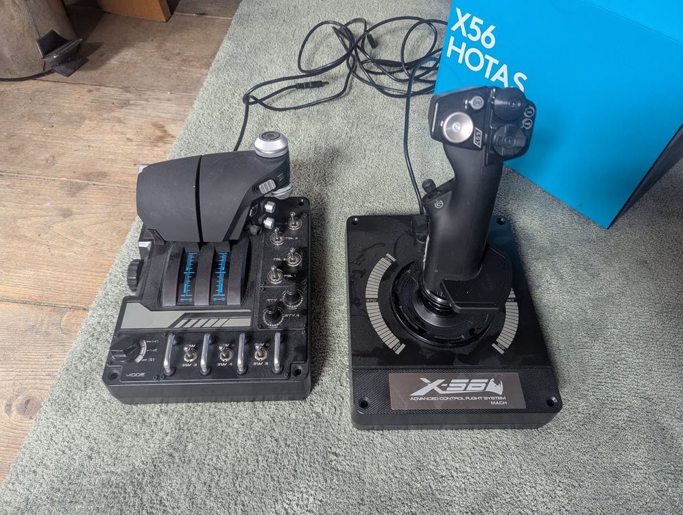 Logitech G Saitek Pro Flight X56 Rhino (Neu (gemäss Beschreibung)) in ...