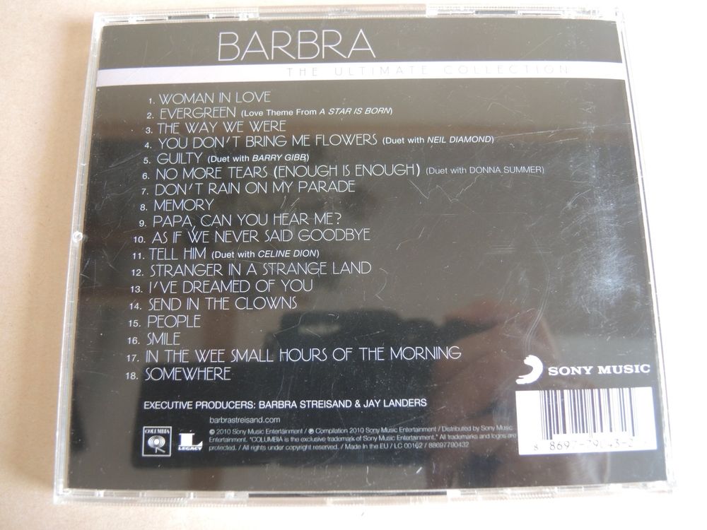 CD BARBRA STREISAND the ultimate collection (Gebraucht) in Rorschach ...