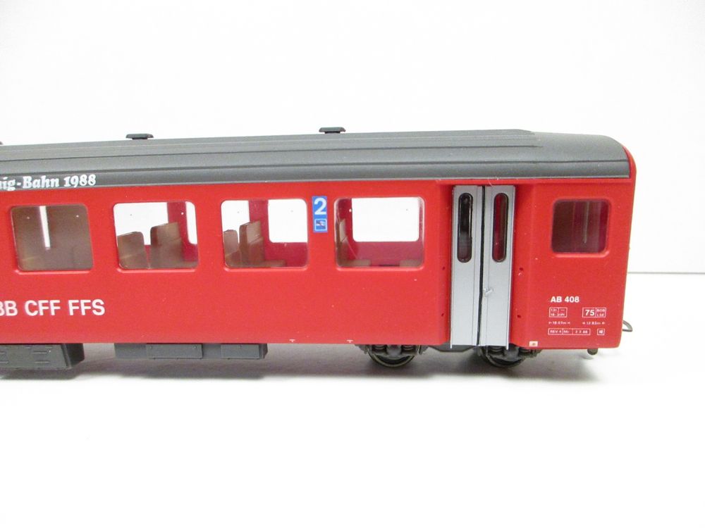 Bemo H0m 3277 428 SBB Personenwagen 100 Jahre Brünig-Bahn (Neu und ...