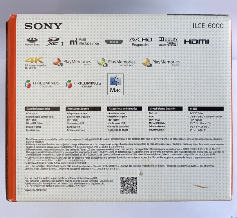 Sony Alpha 6000 APS-C Kamera (Body) (Gebraucht) in Altenrhein für CHF 260.6 – mit Lieferung auf ...