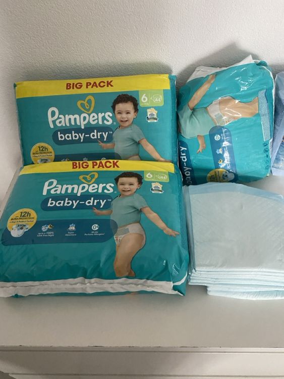 Pampers NR. 6 - 108 Windel plus Wickelunterlagen | Kaufen auf Ricardo