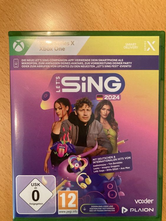 Let's Sing 2024 Xbox Series X, mit VIP Pass 🎤🎶 | Kaufen auf Ricardo