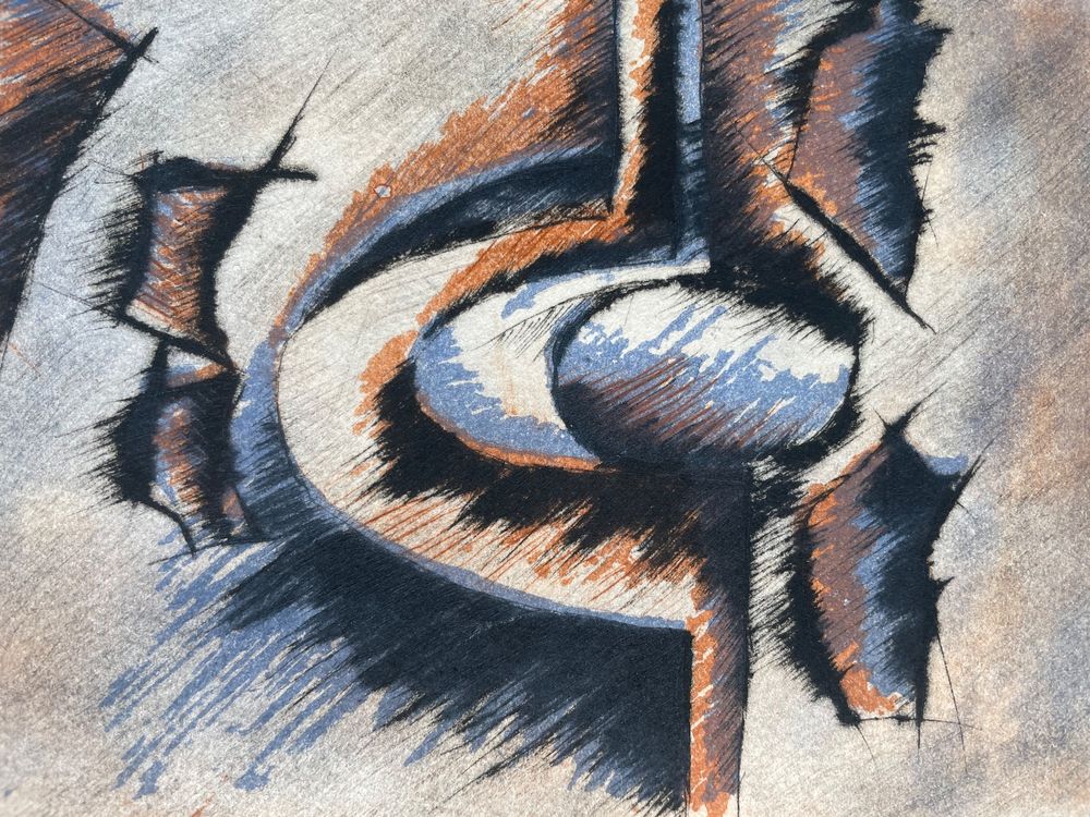 Arthur Richard Moll (1929) Radierung Litho handsigniert (Gebraucht) in ...