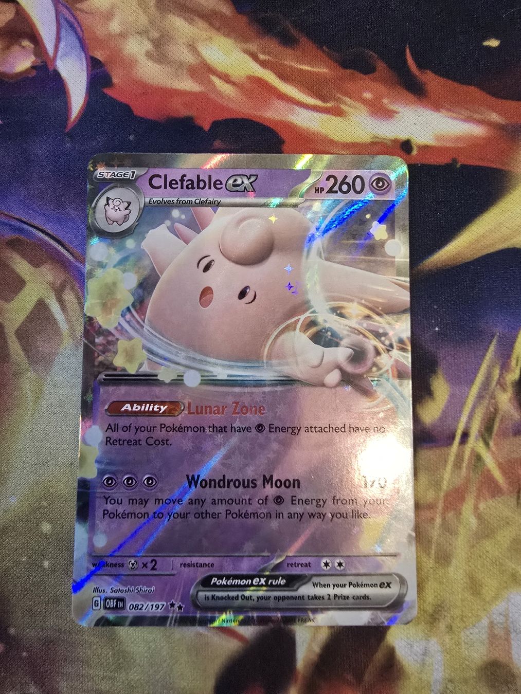 Carte Pokémon Clefable EX - Promo brillante - État neuf! (Neuf (Voir ...