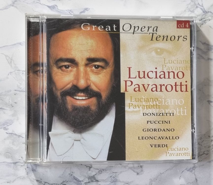 cd LUCIANO PAVAROTTI - Great Opera tenors - V4 - 1999 VG++ (Gebraucht ...