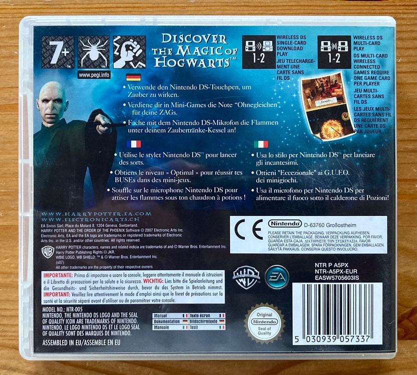 Harry Potter and the Order of the Phoenix - Nintendo DS (Neu (gemäss ...