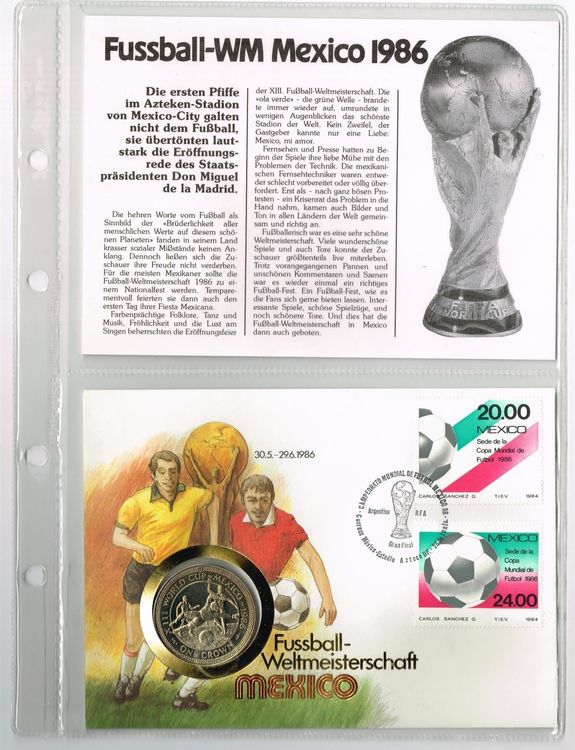 Fussball WM Mexico 1986_mit beschreibung (Neu (gemäss Beschreibung)) in ...