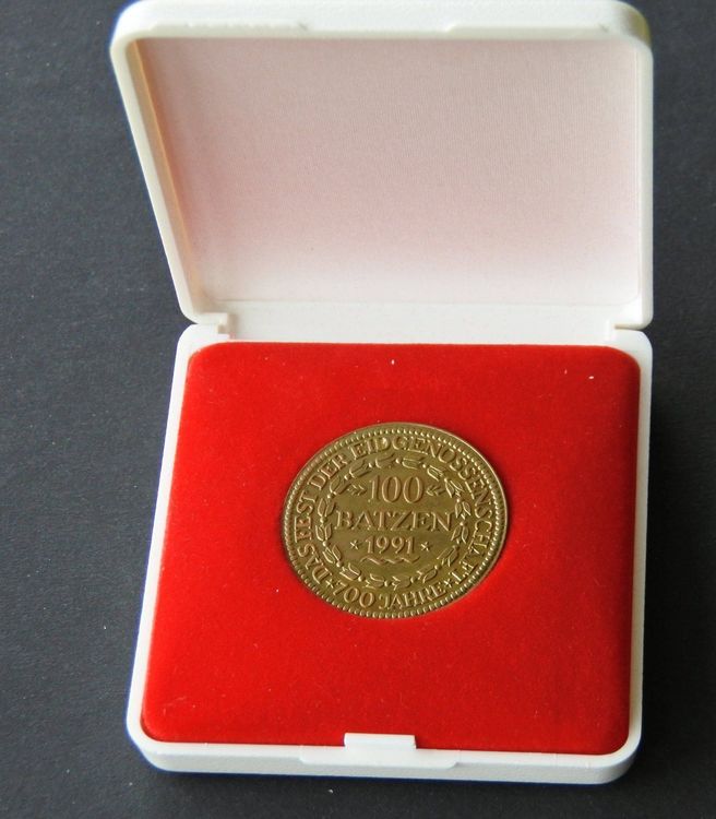 100 Batzen Gendenkmünze 1991 | Kaufen auf Ricardo