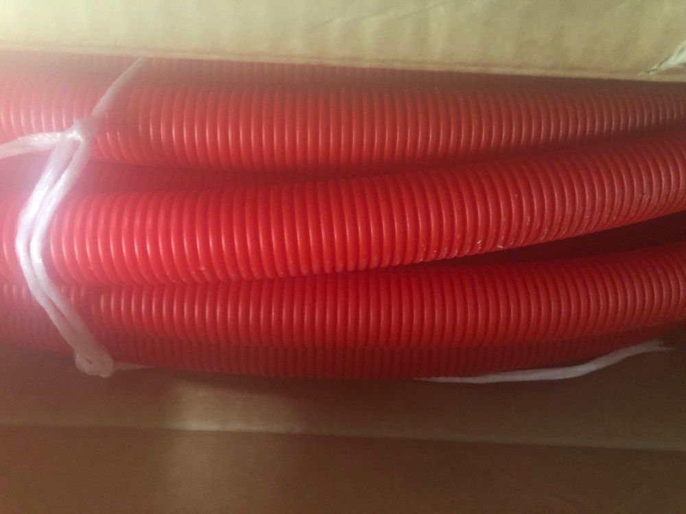 PEX-Rohr ! rot + blau ! 50-Meter-Rolle ! (Neu und originalverpackt) in ...
